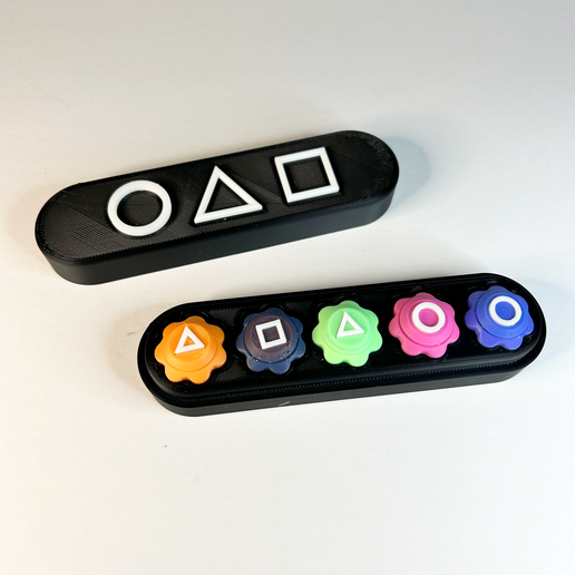 🦑 Squid Games Style Gonngi Game・ STL File for 3D printing・Cults