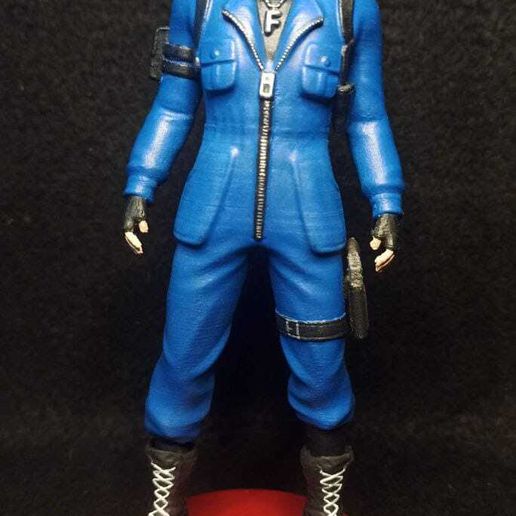 🦸 FREE-FIRE-Criminal-Blue・ STL File for 3D printing・Cults