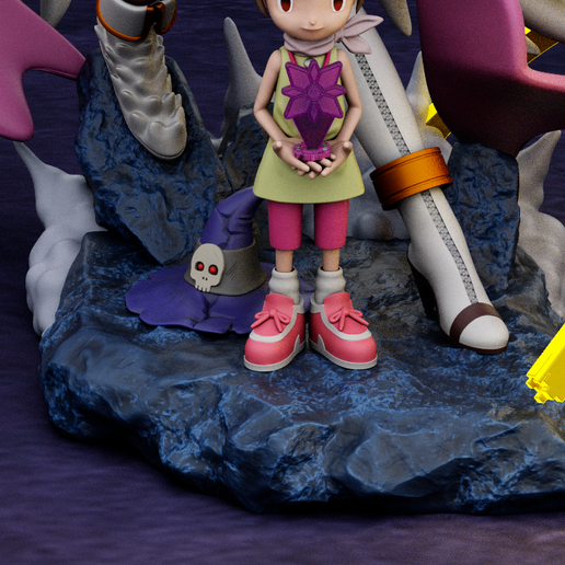3D file Angemon and Angewomon 🐉 ・3D printable design to download・Cults