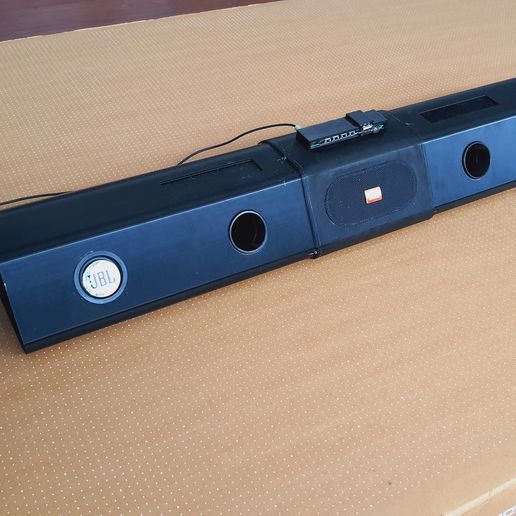 STL file Soundbar Sound System 3D Model 🔉 ・3D print model to download・Cults