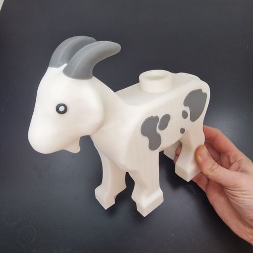 🚧 Construction Toy Goat (Multi Part)・ STL File for 3D printing・Cults