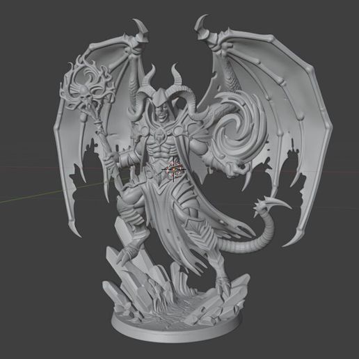 🤘 dnd demon・ STL File for 3D printing・Cults