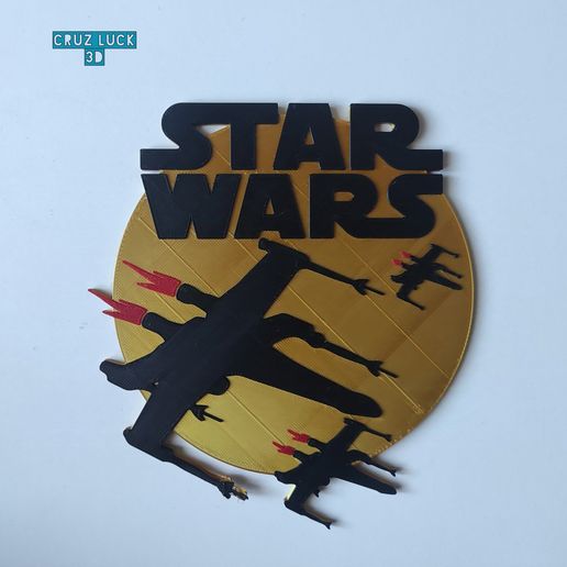 Free 3D file Star Wars Poster ⭐ ・3D printing template to download・Cults