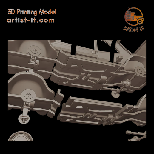🚙 ford pinto 1973 3d print model・ 3D File for 3D printing and CNC ...