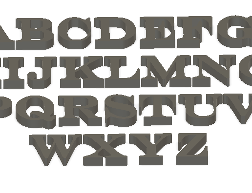 Free STL file Initials, ALPHABET 🏠 ・3D print design to download・Cults