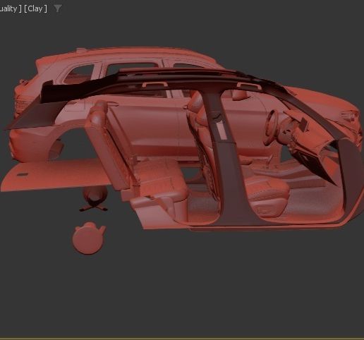 🚗 BMW X3 G01 interior・ STL File for 3D printing・Cults