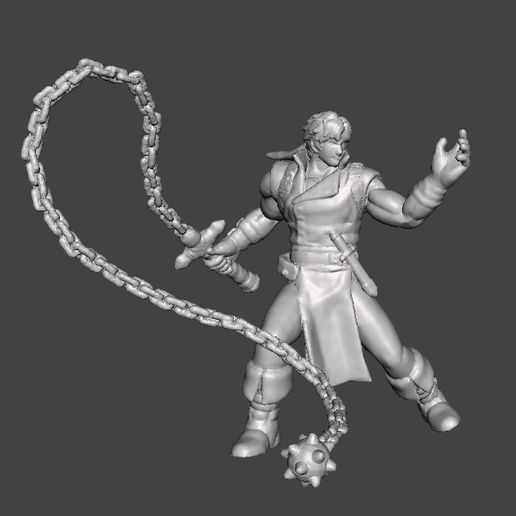 ⚔ RICHTER BELMONT CASTLEVANIA MINIATURE MODEL FOR FANTASY OR HORROR ...
