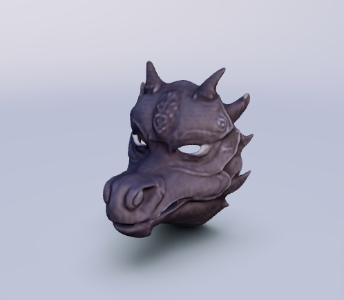🐉 Dragon Mask・Free STL File for 3D printing・Cults