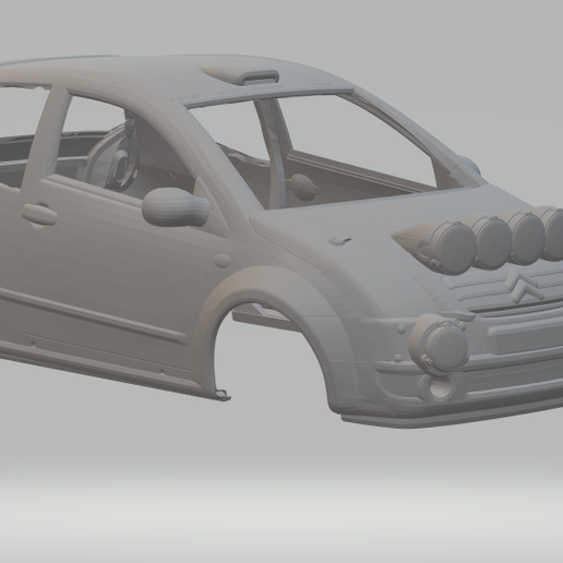 STL file citroen c2 rally 🚗 ・3D printer design to download・Cults