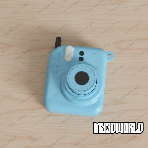 📷 Instax Mini Camera Fidget Keychain – STL / 3MF File (Digital Download ...