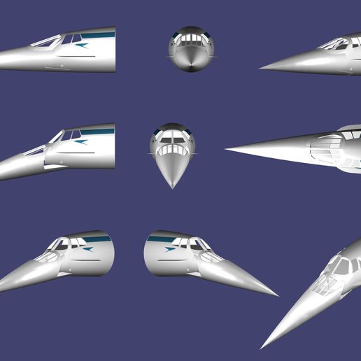 ️ Concorde - Aircraft Concorde - Concorde Nose - Concorde Front ...