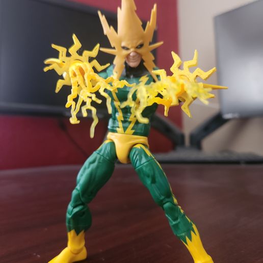 🌩️ Marvel Legends Electro Lightning Effects・ STL File for 3D printing・Cults