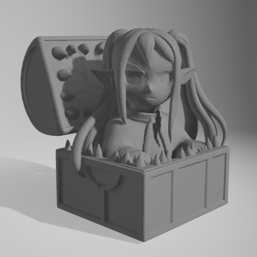 🧝 Mystic Elf in Mimic Chest - Fantasy 3D Printable Figure・ STL File for ...