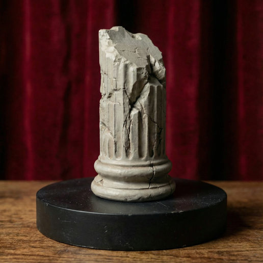 🆓 [LIMITED TIME FREE] Ancient Ruined Column - 12cm (4.7") - Realistic ...