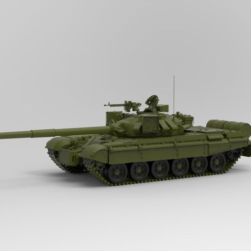 3D file T-72 battle tank 🪖 ・3D printing template to download・Cults