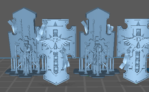 🛡️ Bloody Magpies tempest shields・ 3D File for ・Cults
