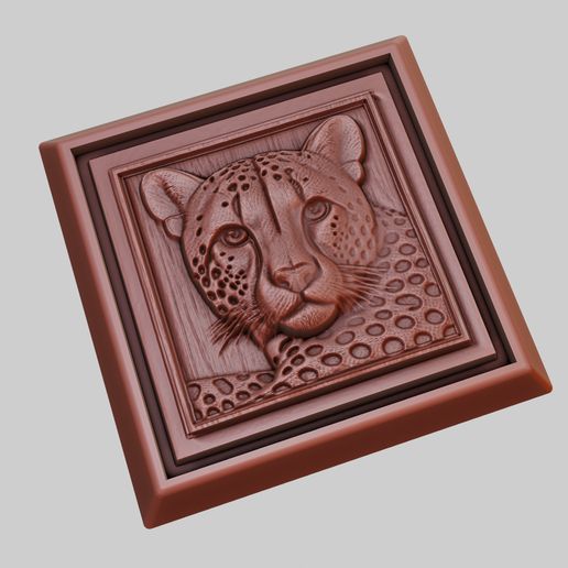 3D file Cheetah Animal 3D Model for CNC Router Laser & 3D Printer 🐆 ・3D ...