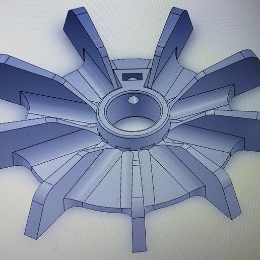 🧞‍♂️ efficient cooling fan-9 blade・ STL File for 3D printing・Cults