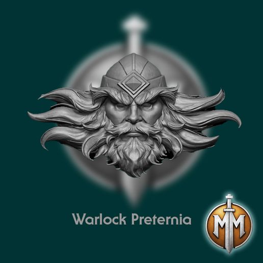 🦸 WARLOCK HEAD PRETERNIA - MOTU & MOTUC・Archivo STL para Impresión 3D・Cults