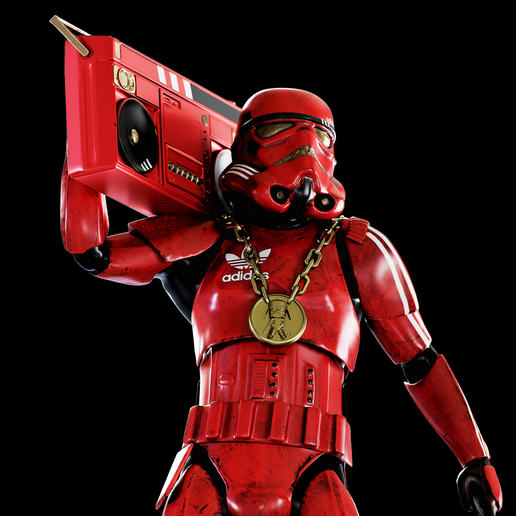 🫡 The Gangsta Stormtrooper - Stormtrooper hiphop dude - Gangster ...