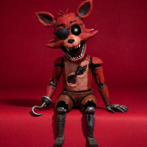 🎬 Mini Foxy FNAF Movie 2・Archivo STL para Impresión 3D・Cults