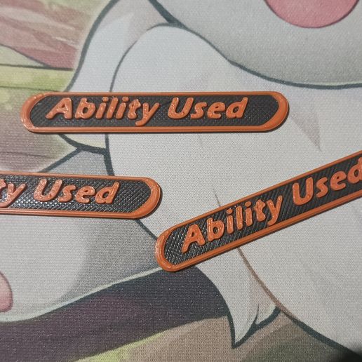🐉 Pokemon TCG Ability used tokens・ 3MF File for 3D printing・Cults
