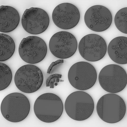 🏙️ 100mm city base・ 3D File for ・Cults