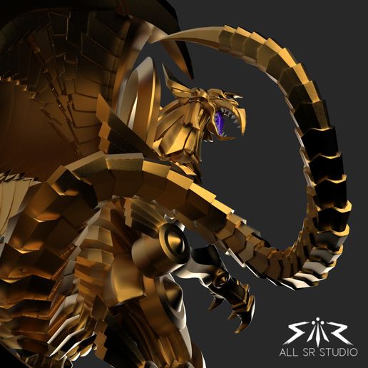 🐉 YU-GI-OH: THE WINGED DRAGON OF RA・ STL File for 3D printing・Cults