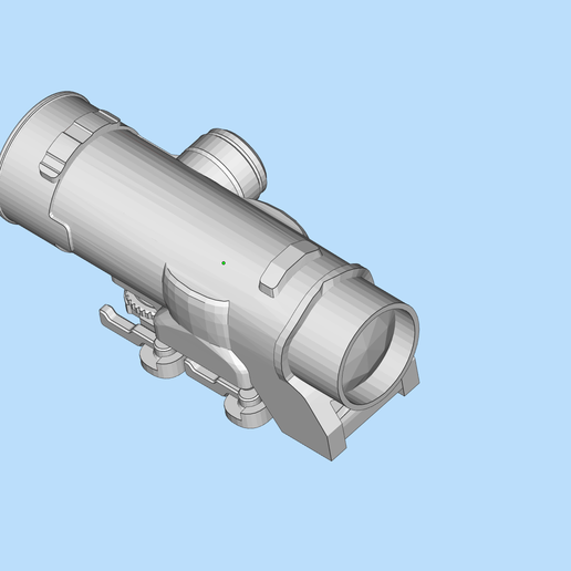 🔫 96 CCL 1x/5x Scope Universal Weapon Tactical Item Model・ STL File for ...