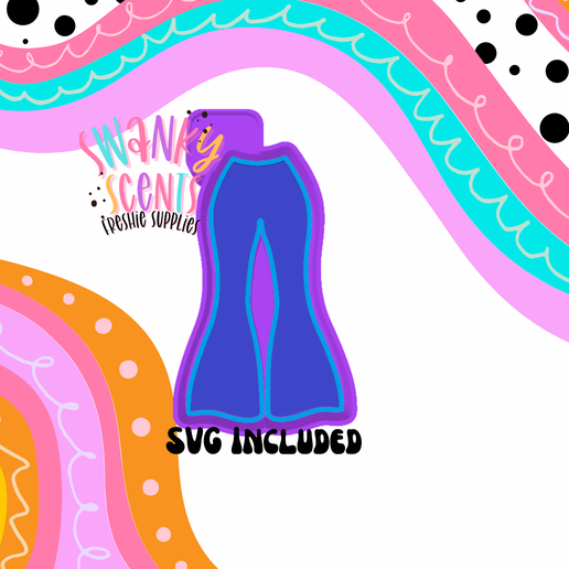 🔔 Bell Bottoms Freshie STL with Cardstock SVG・ 3D File for 3D printing ...