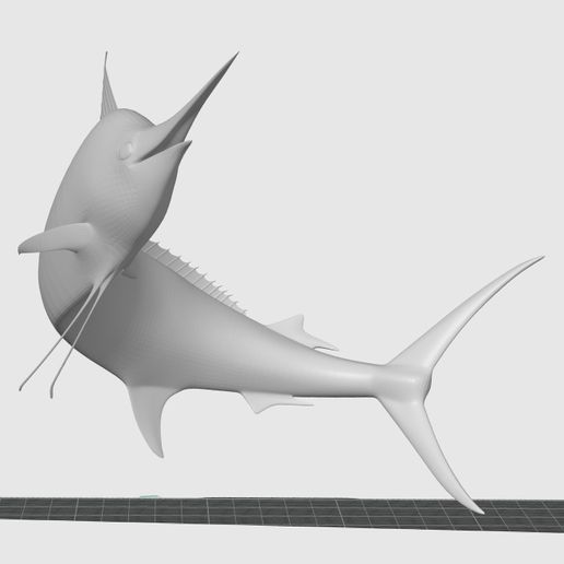 🐠 Marlin fish・ STL File for 3D printing・Cults