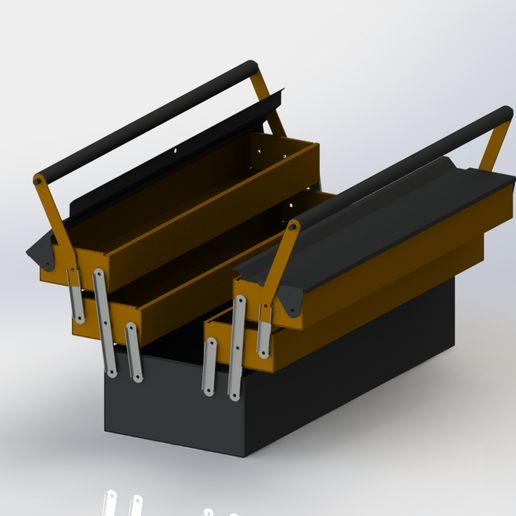 STL file Laser cutting metal tool box 📦 ・3D printer model to download・Cults