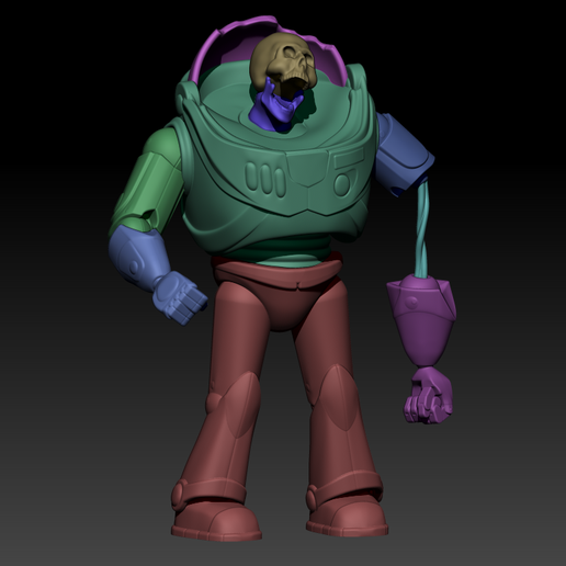😵 Buzz Lightyear - Dead Buzz Lightyear - Unique design - Separate parts ...