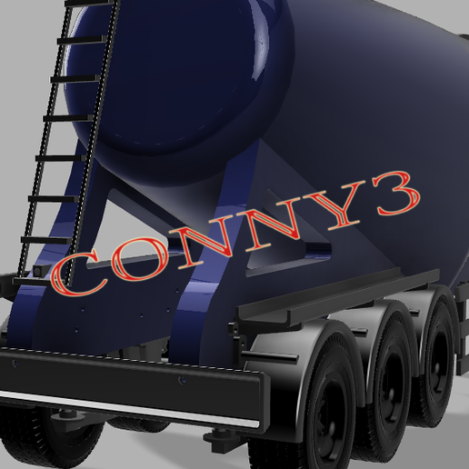 🚐 Bulk trailer i scala1/14・ STL File for 3D printing・Cults