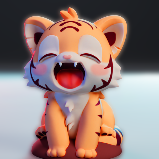 chibi tiger cute