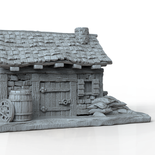 🏘️ PACK OF 7 MEDIEVAL STL・ STL File for ・Cults