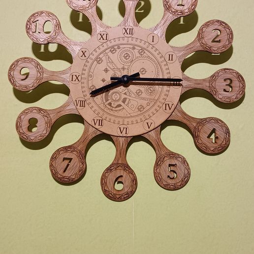 Free DXF file horloge bois 🪞 ・3D printing model to download・Cults