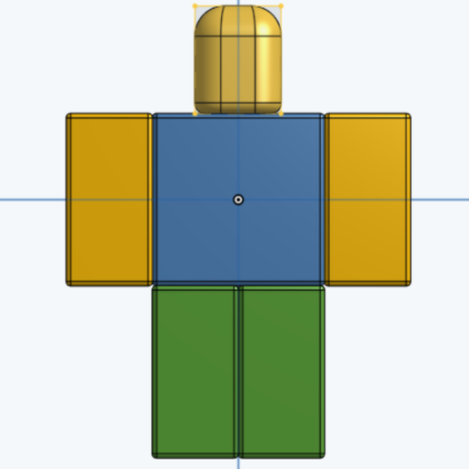 🎲 NOOB ROBLOX・ STL File for 3D printing・Cults
