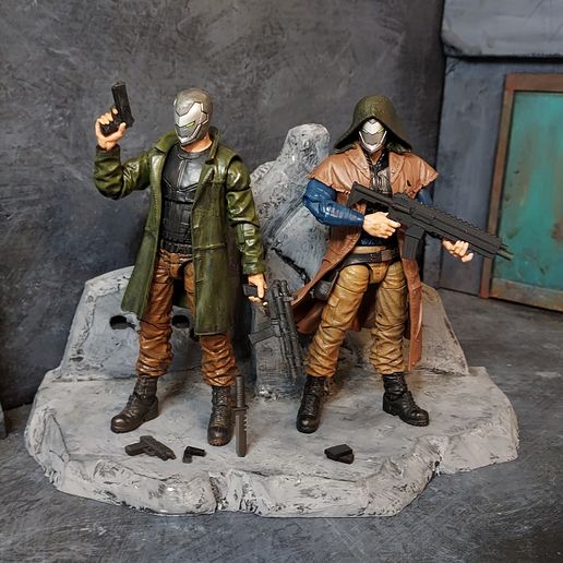 🔫 Basic Loadout - 1:12 Action Figure Weapons Set・ STL File for ・Cults