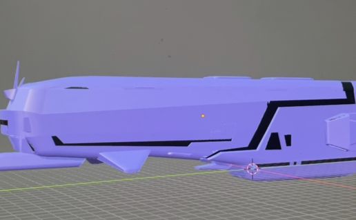 🛬 macross Meltran Assault Landing Ship・ STL File for 3D printing・Cults