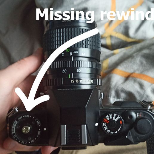 ⚙️ Tokura KX25 rewind knob・Free STL File for 3D printing・Cults