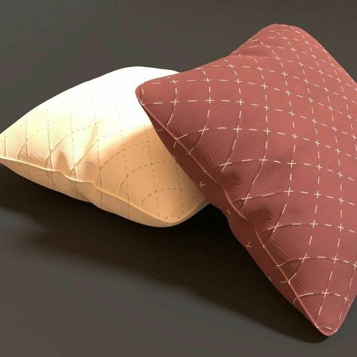 Archivo OBJ Almohada simple 🪑 ・Modelo imprimible en 3D para descargar・Cults
