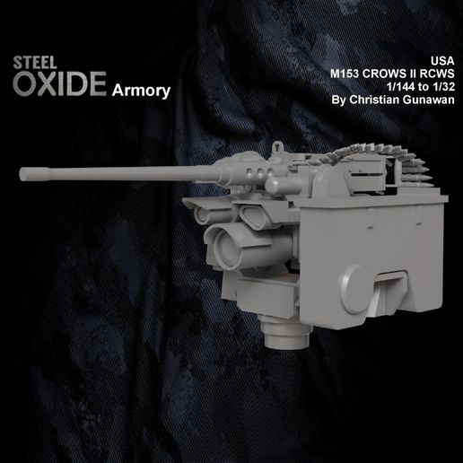 🔫 M153 CROWS II REMOTE CONTROLLED WEAPON STATION・ 3D File for 3D ...