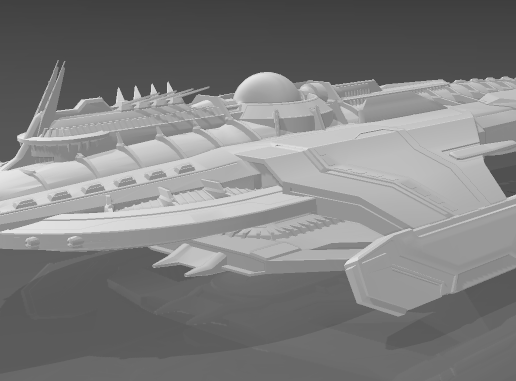 🖖 STO - Terran - Styx-class Dreadnaught Cruiser・Free STL File for 3D ...
