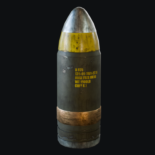 3D file Large Artillery Shell 🧨 ・3D printer model to download・Cults