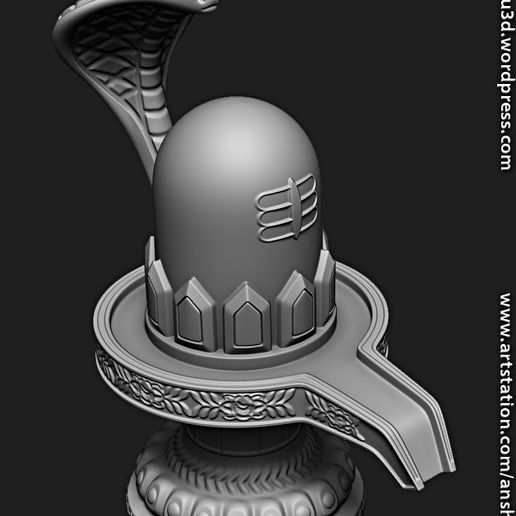 🛕 Shivling lord shiva ling 3d printable・ 3D File for ・Cults