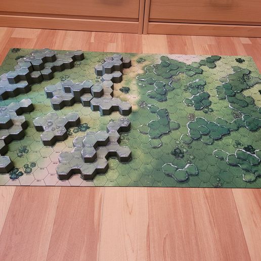 🗺️ BATTLETECH TERRAIN MAP ROLLING HILLS #3 (BATTLETECH MAP PACK ...