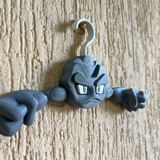 🐉 GEODUDE POKEMON HANGER・ STL File for 3D printing・Cults