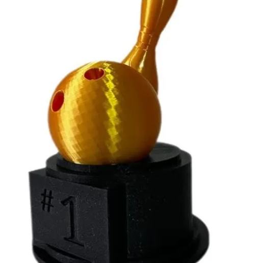 🎳 Bowling trophy・ STL File for 3D printing・Cults