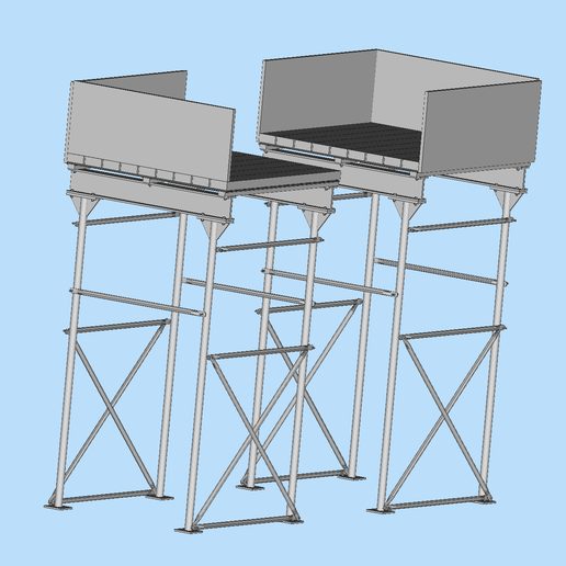 🚧 94 xbb Street Scene Construction Scaffolding Miniature Model・ STL ...